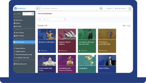 Nearpod's Social Studies K-12 Program