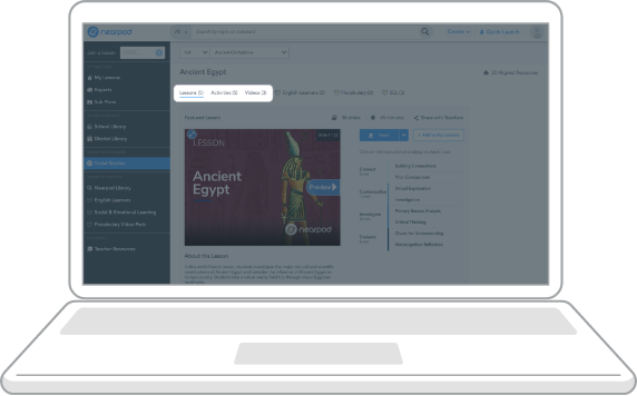 Nearpod's Social Studies K-12 Program
