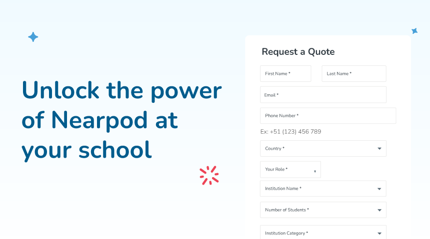 Nearpod request a demo